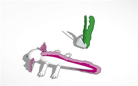 3d Design Axolotl Tinkercad