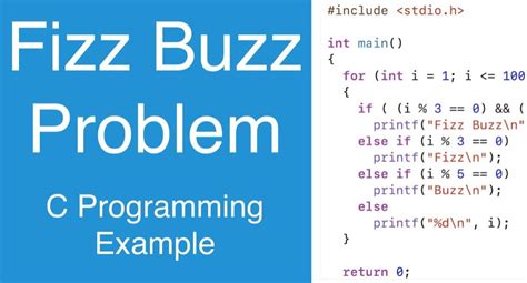 What Is The Fizz Buzz Program In C The Simple Fizz Buzz Coding