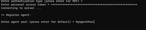 azure devops self hosted agent configuration