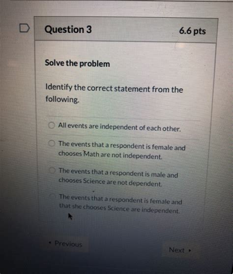 solved question 3 6 6 pts solve the problem identify the