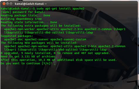 Instalasi Webserver Localhost Di Linux