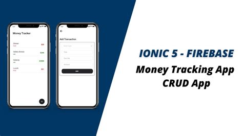 ionic 5 firebase crud app money tracking app ionic firebase ionic 5 tutorials for