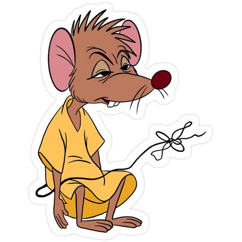 Jaq Sleepy Sticker For Sale By Pixie Dust In 2025 Disney Sticker Pixie Dust Funny