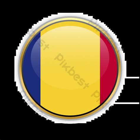 vector buttons button flag design template chad png images eps free