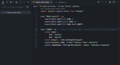 vitest vscode extension doesn t give information about test files