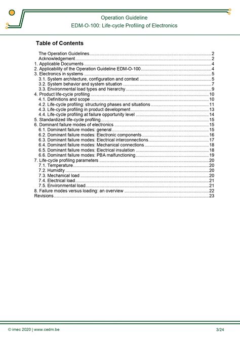 Life Cycle Profiling Of Electronics Edm Forum