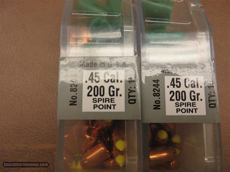 45 Caliber Muzzleloading Bullets