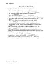 Classifying Science Is It Science Pseudoscience Or Course Hero