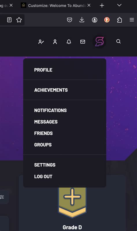 Logged In User Dropdown Menu Themosaurus Support