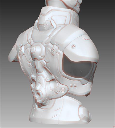 Koros Trooper Concept V2 Wip Zbrushcentral