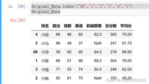 在renamedataframe的index时不成功dataframe的rename未生效 Csdn博客