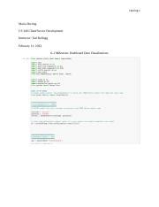 Dashboard Data Visualizations For CS 340 Client Server Course Hero