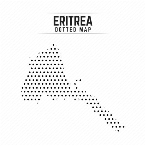 Dotted Map Of Eritrea 2713029 Vector Art At Vecteezy