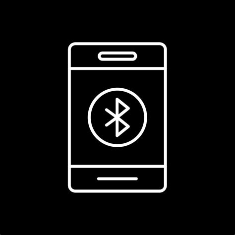 Bluetooth Line Inverted Icon 42833987 Vector Art At Vecteezy