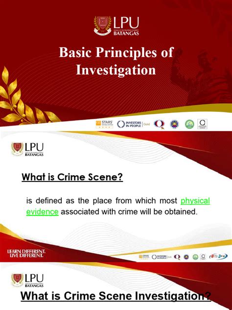 Basic Principles Of Investigation Pdf Crimes Crime And Violence
