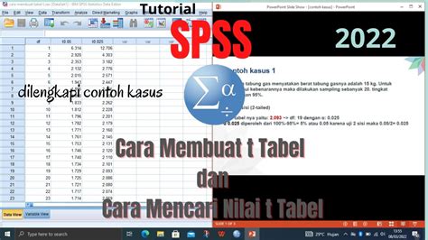 Tabel T Hitung Dan T Tabel Spss Imagesee