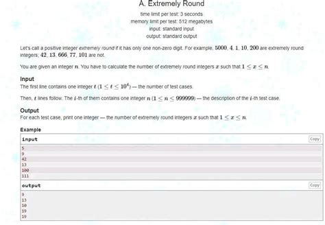 solved a extremely round time limit per test 3 seconds