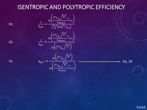 Presentation On Calculation Of Polytropic And Isentropic Efficiency Of Natural Gas Compressors