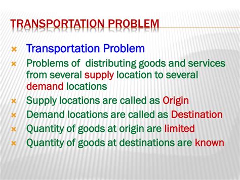 Ppt Chapter 7 Transportation Assignment And Transshipment Problems Powerpoint Presentation