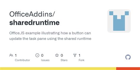 Github Officeaddinssharedruntime Officejs Example Illustrating How