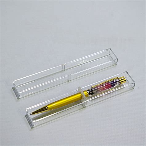 상품 상세보기 프리저브드드라이플라워 하바리움볼펜 플라스틱사각통02플라스틱제품투명5개사각