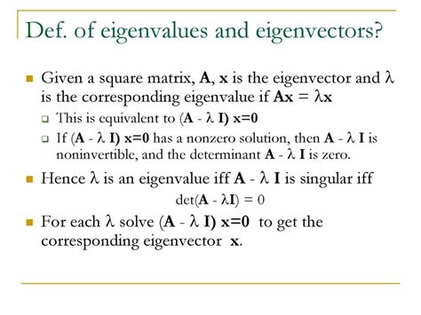 eigenvalues and eigenvectors ppt download
