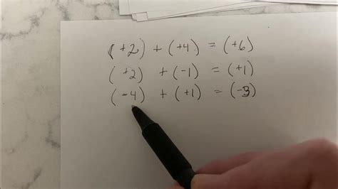 Adding Integers Youtube