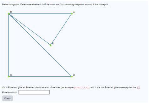 Below Is A Graph Determine Whether It Is Eulerian Or