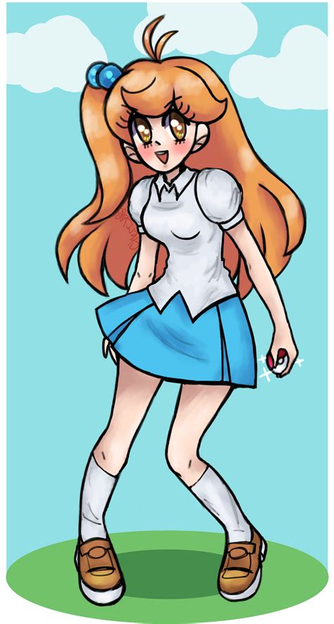 Pokemon Lass Art Trade By Soapy Cherry On Deviantart