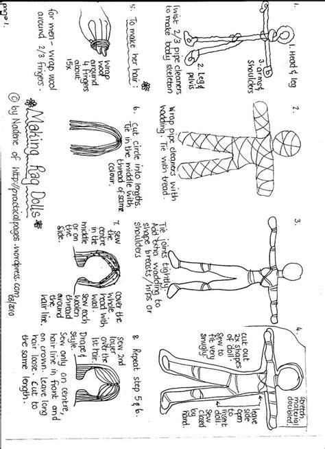 Make A Rag Doll Family Rag Doll Art Doll Tutorial Bendy Dolls Tutorial