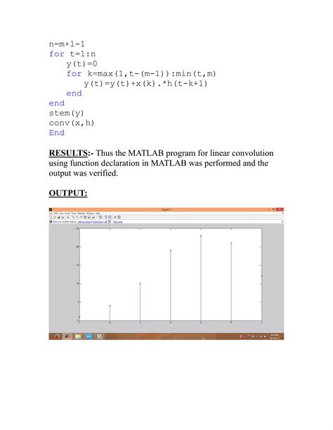 Linear Convolution Using Matlab Code Pdf