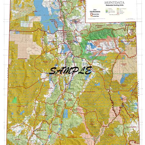 Nevada Statewide Unit Map Archives Hunt Data