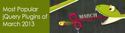 Most Popular JQuery Plugins Of March
