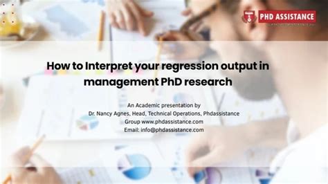 Ppt How To Interpret Your Regression Output In Management Phd Research Powerpoint Presentation