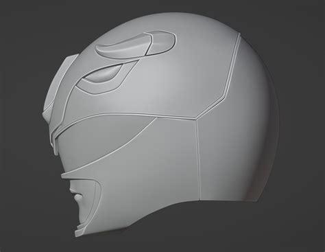 3d File Power Rangers Mmpr Blue Ranger V2 Helmet 3d Print Model 🪖 ・3d Print Design To Download・cults