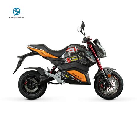 High Speed 75km H Powerful 3000w Mid Drive Motor Electric Motorcycle With Lithium Battery