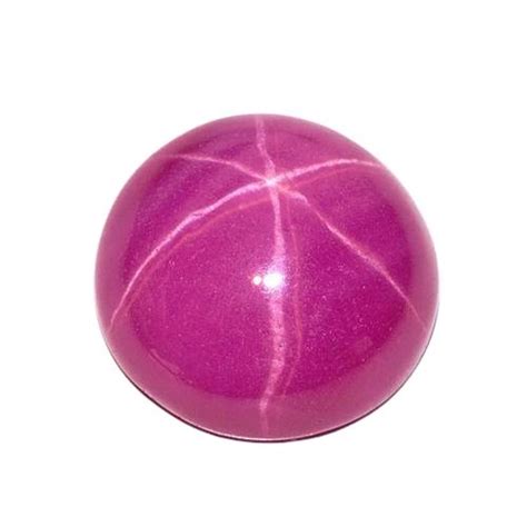 Lab Ruby Star Sapphire Round Cabochons Jamming Gems