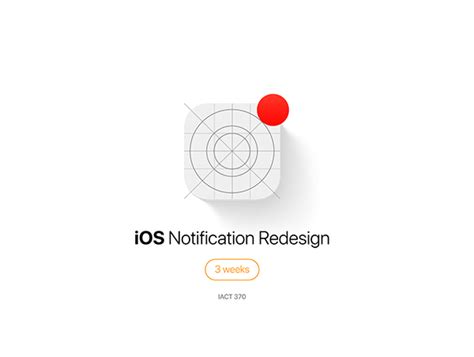 IOS Notification Redesign Concept On Behance