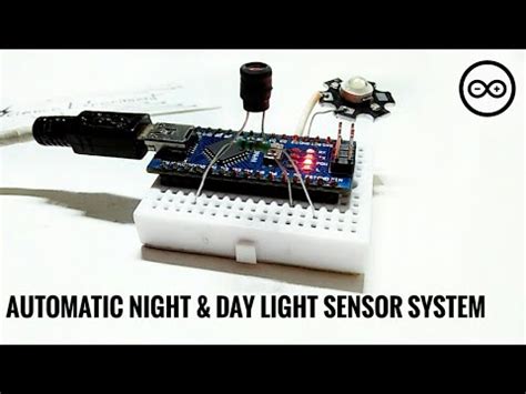 Automatic Night Day Light Sensor System Using LDR Arduino Nano