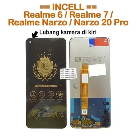 Jual Incell Lcd Touchscreen Realme 6 7 Narzo 20 Pro Rmx2001 Rmx2155 Rmx2161 Jakarta Timur