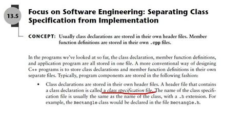 How To Handle The Specification And Implementation Files To Be Used In
