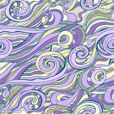 곱슬 라인 완벽 한 화려한 추상 패턴 설정 합니다 파도 곱슬 벡터 일러스트 레이 션 개체 그룹에 대한 스톡 벡터 아트 및 기타