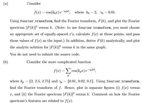 Solved Matlaboctave Fourier Transform Legend X Vector