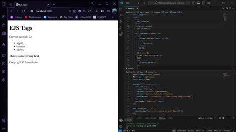 Learned About Ejs Tags For 108daychallenge Karthikeya Bendi Posted
