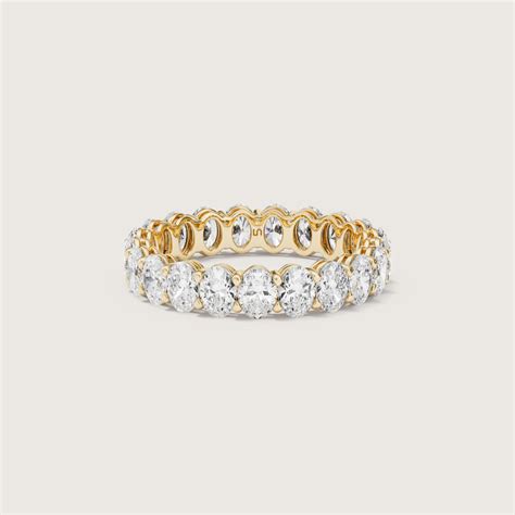 Lilia Oval Diamond Band Endless Diamonds