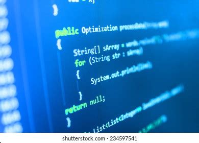 Programming Code Abstract Screen Software Developer Stock Photo Shutterstock