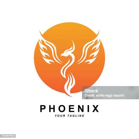 피닉스 상징 아이콘 벡터 일러스트 레이 션 템플릿 디자인 브랜드 회사 개념과 주제에 대한 스톡 벡터 아트 및 기타 이미지 개념과 주제 기 기업 비즈니스 Istock