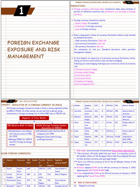 01forex Class Notes Converted 1 Pdf Inflation Renminbi