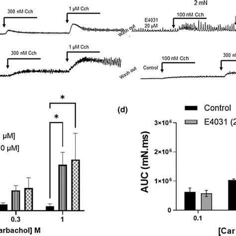 Assessing Amplitude Of Phasic Contractions In Response To Carbachol In