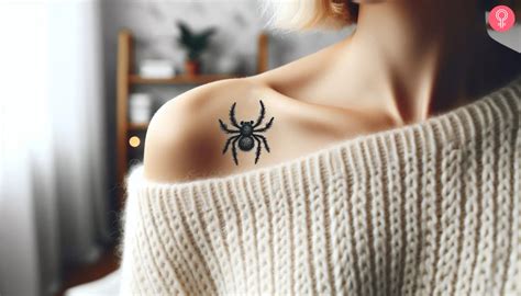 Cute Girly Spider Tattoos
